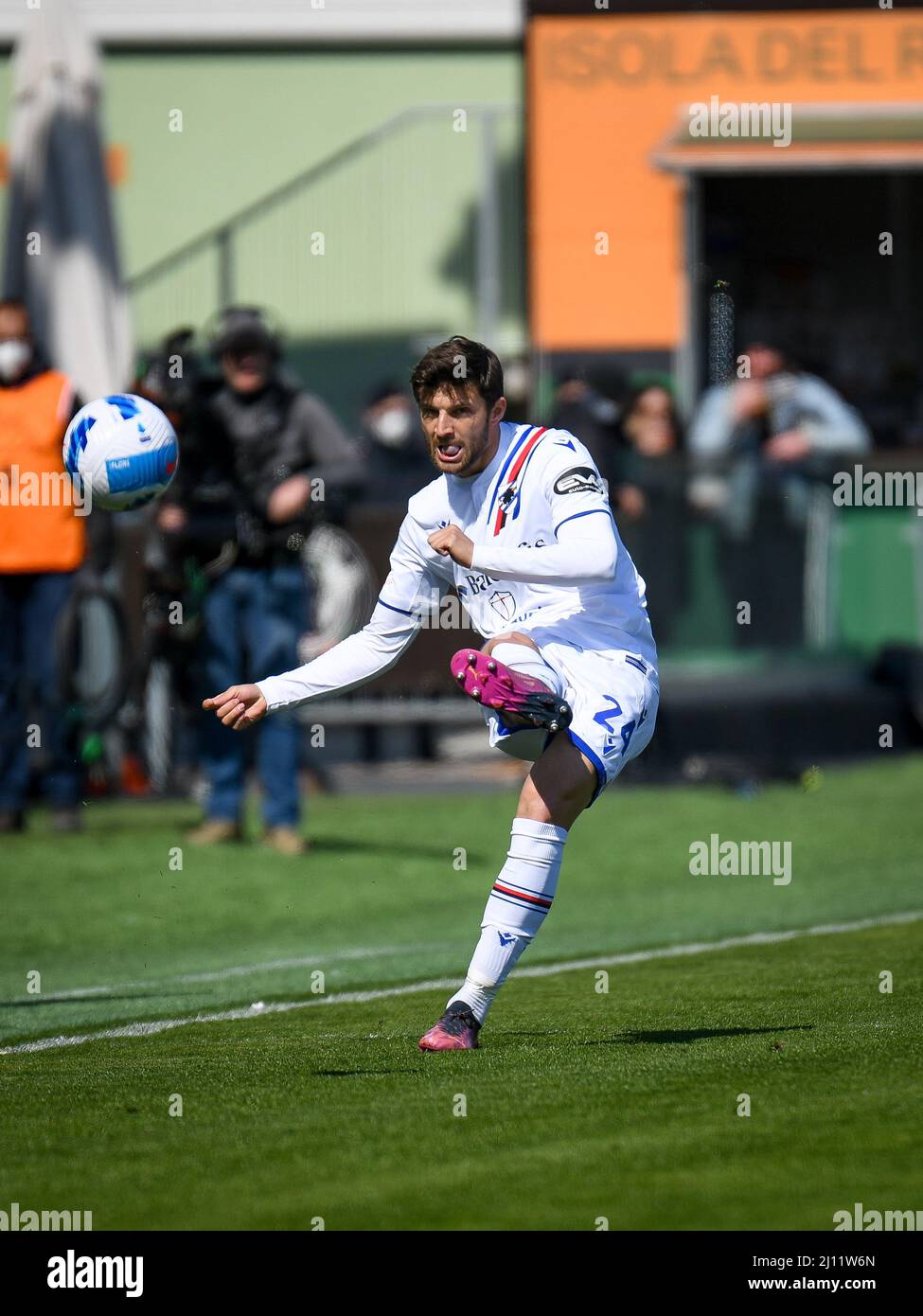 Pier Luigi Penzo stadium, Venice, Italy, March 20, 2022, Sampdoria's ...