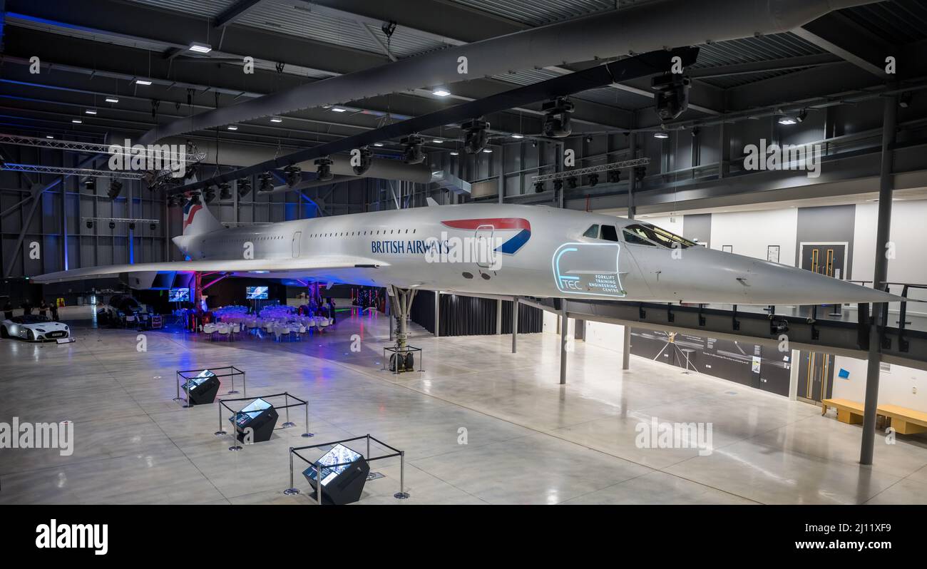 Concorde G-BOAF (Alpha Foxtrot) at Aerospace Bristol at Filton Airfield ...