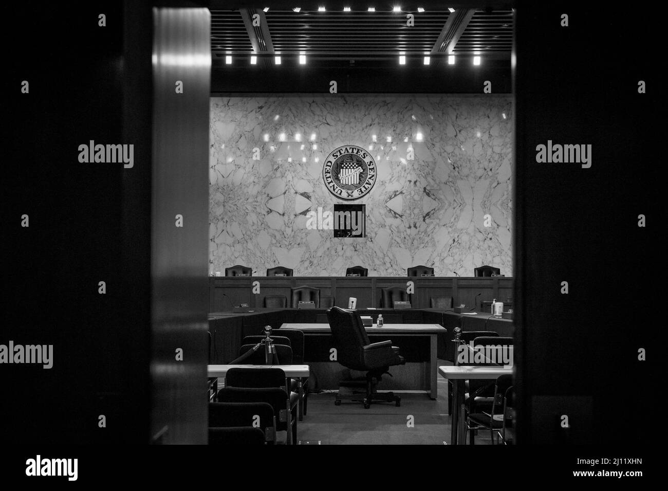 Washington district court judge room Black and White Stock Photos ...