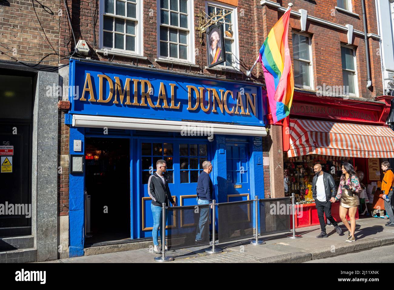 The Admiral Duncan Pub in Old Compton Street, Soho, London, UK. Gay pub ...