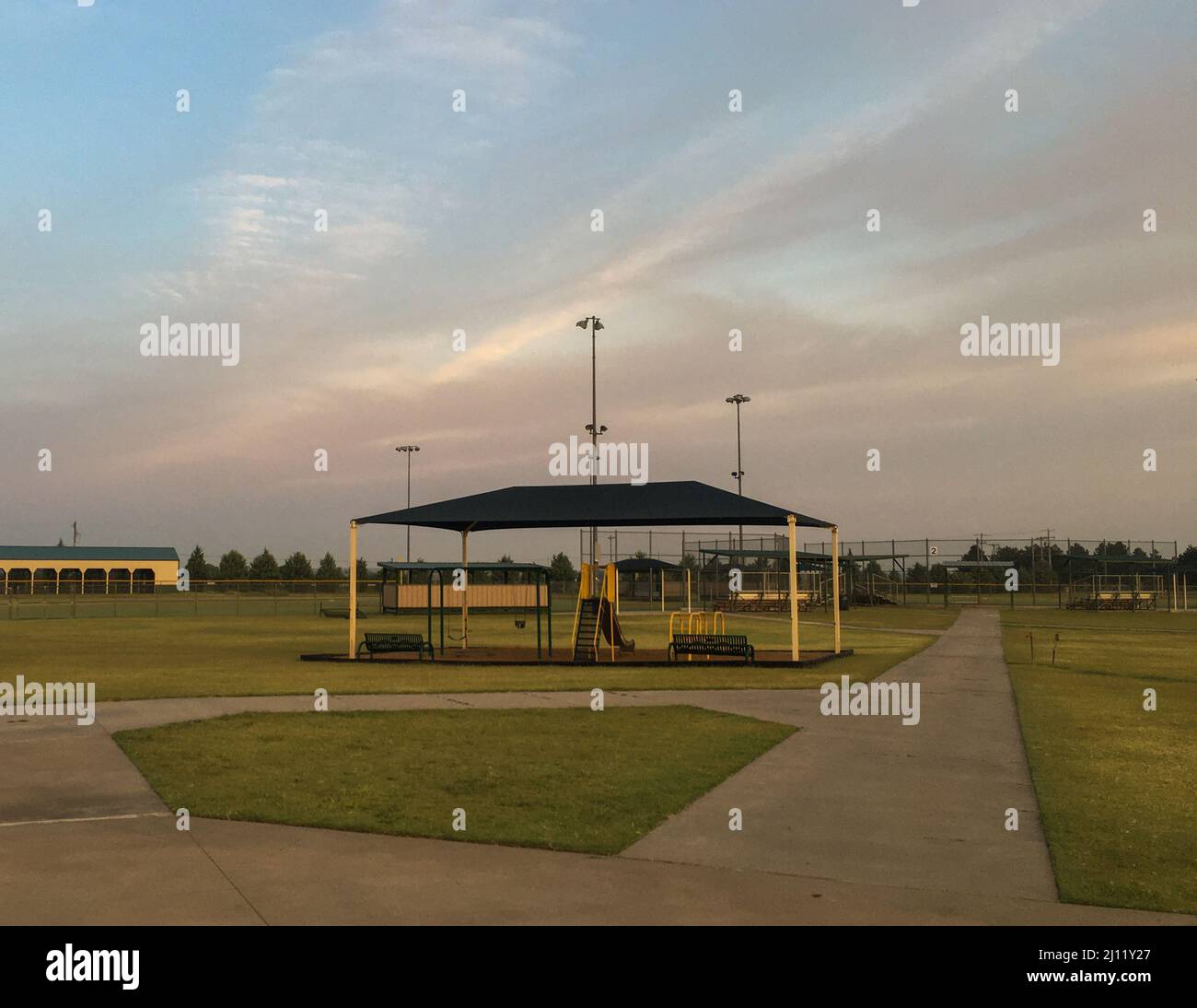 Acme Brick Park, Clinton, OK Stock Photo - Alamy