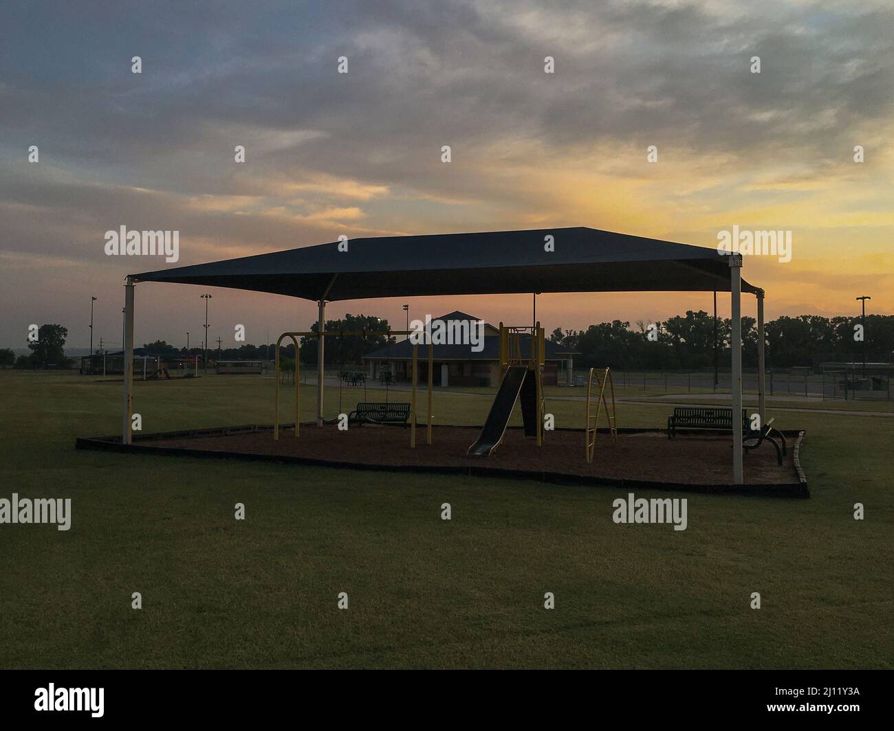 Acme Brick Park, Clinton, OK Stock Photo - Alamy