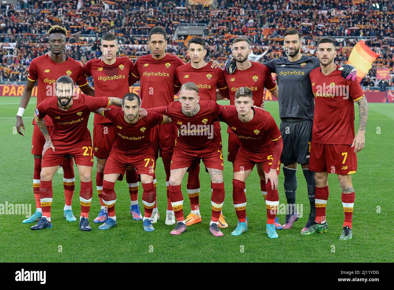 20th March 2022 : Stadio Olimpico, Rome, Italy; Serie A football, AS ...