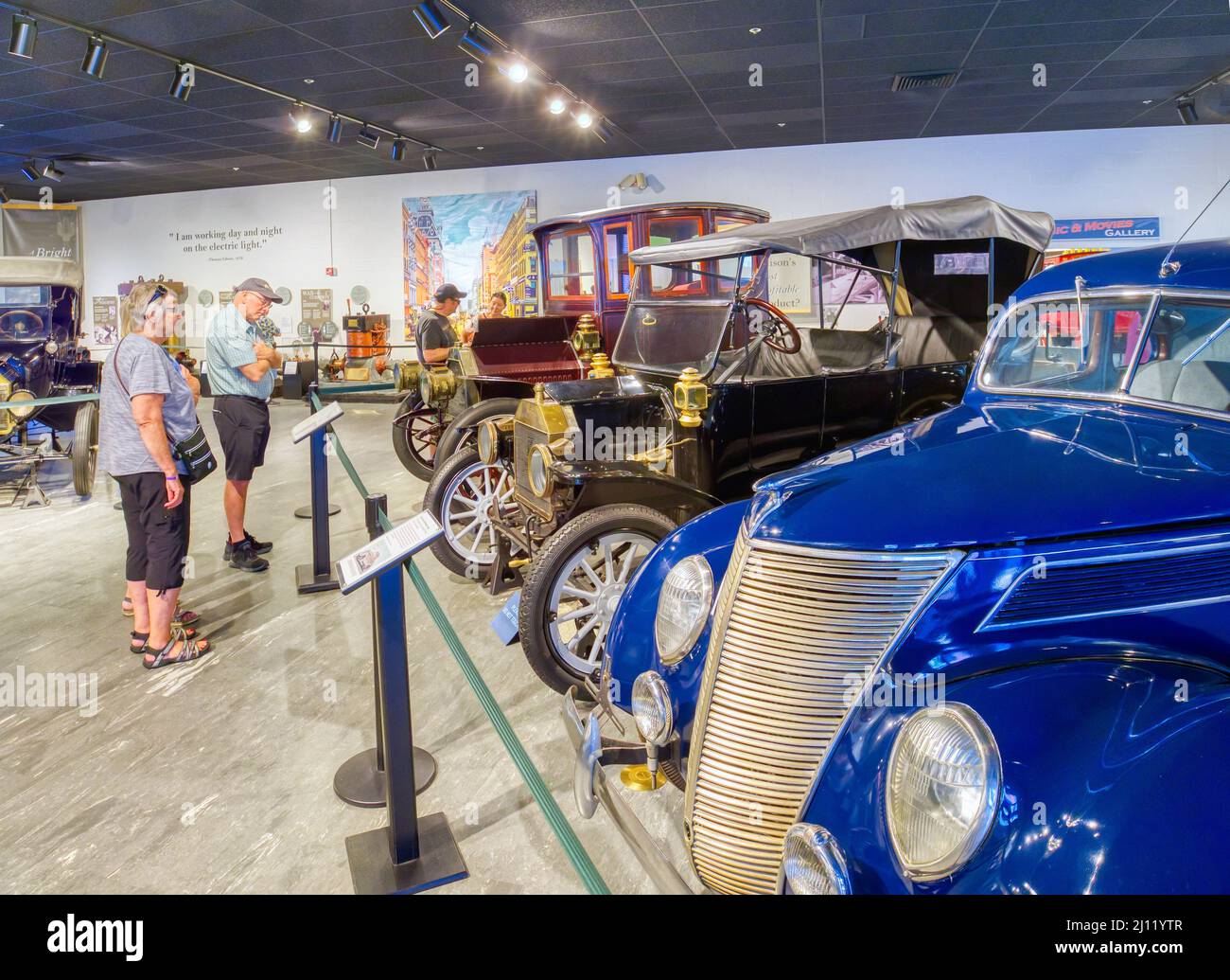 The museum at the Edison and Ford Winter Estates in Fort Myers Florida ...