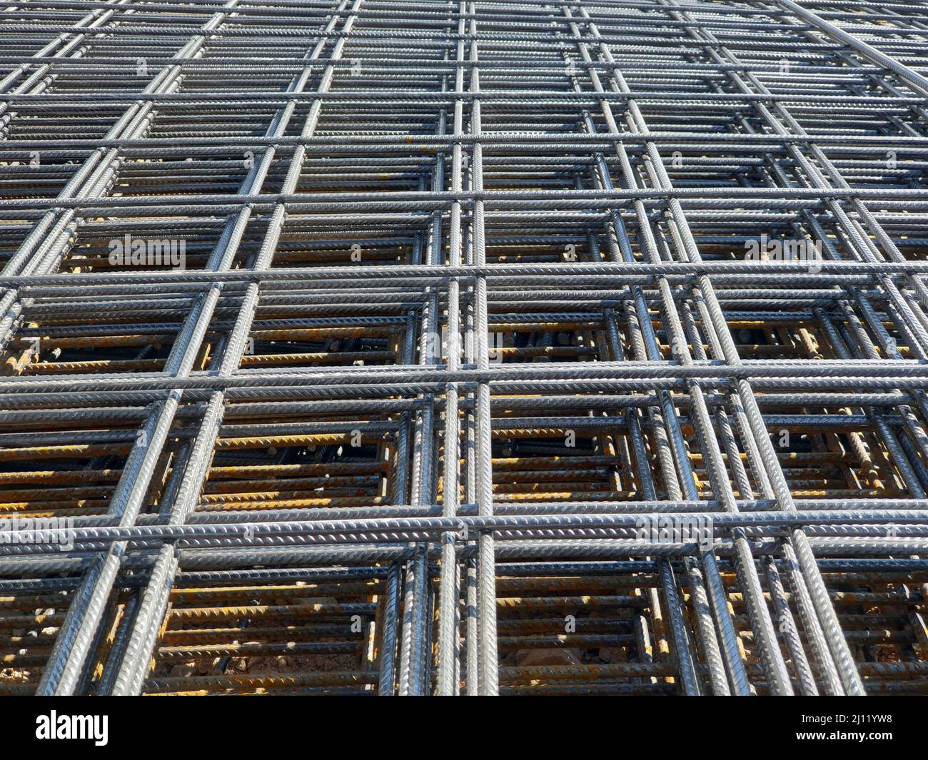 Iron reinforcement. Steel Rebars for reinforced concrete construction ...