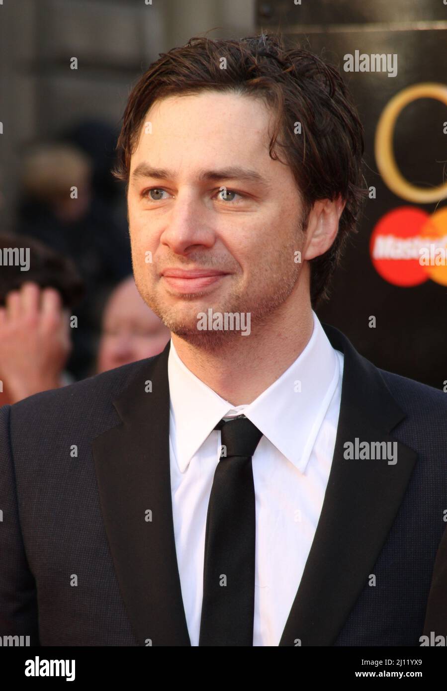 London.UK. Zach Braff at the Olivier Awards, Royal Opera House, Covent ...