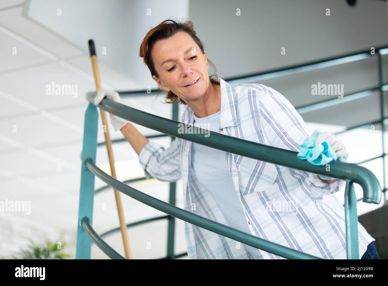 Cleaning stairs hi-res stock photography and images - Alamy