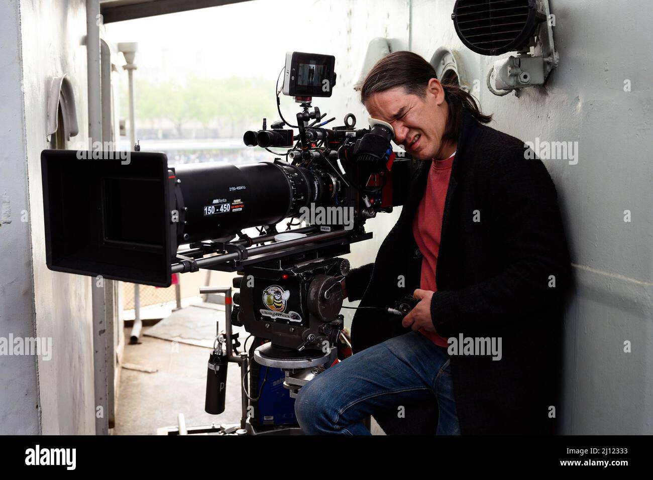 MORBIUS, director Daniel Espinosa, on set, 2022. ph: Jay Maidment ...