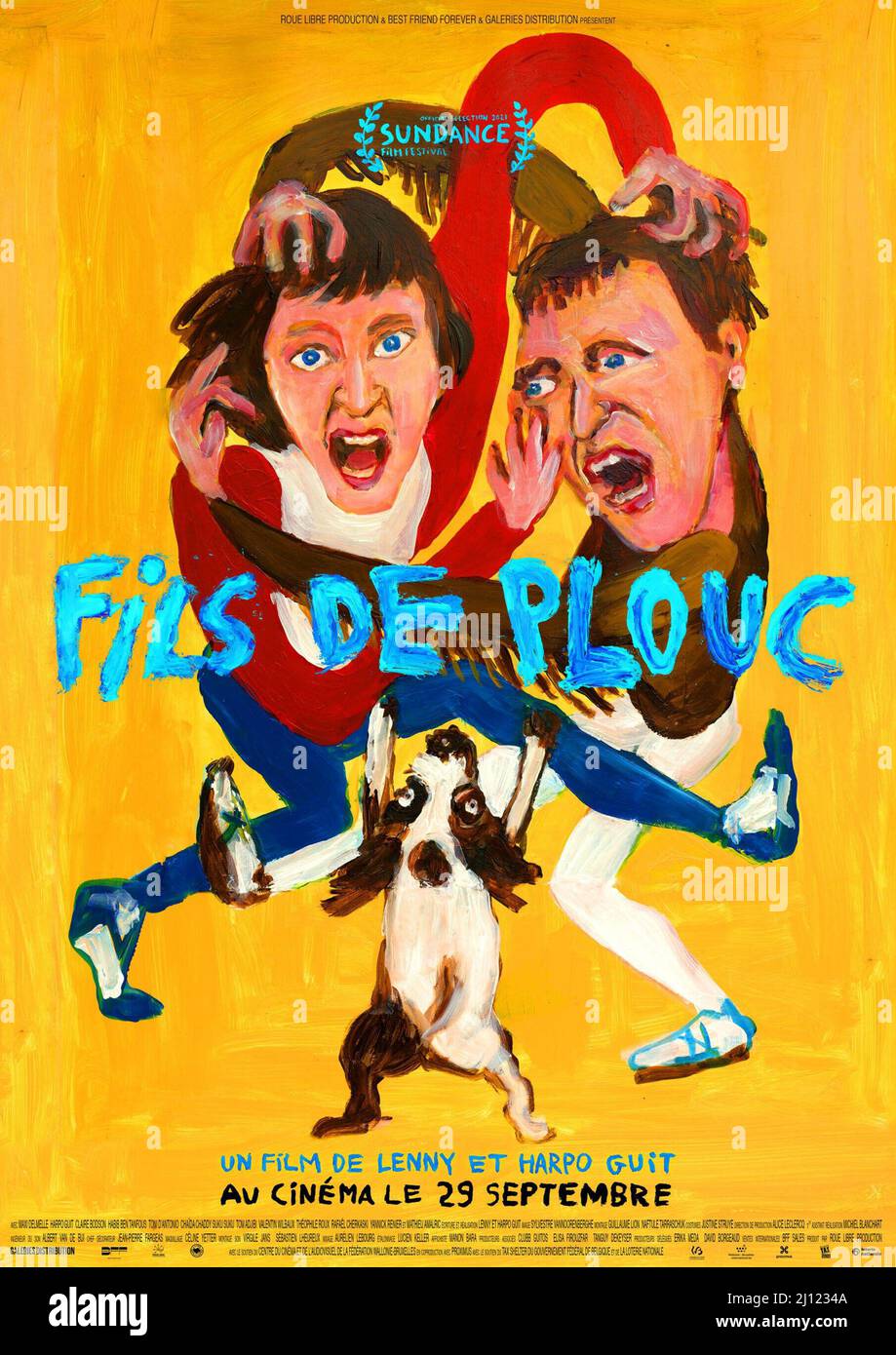 MOTHER SCHMUCKERS, (aka FILS DE PLOUC), Belgian poster, from left: Maxi ...
