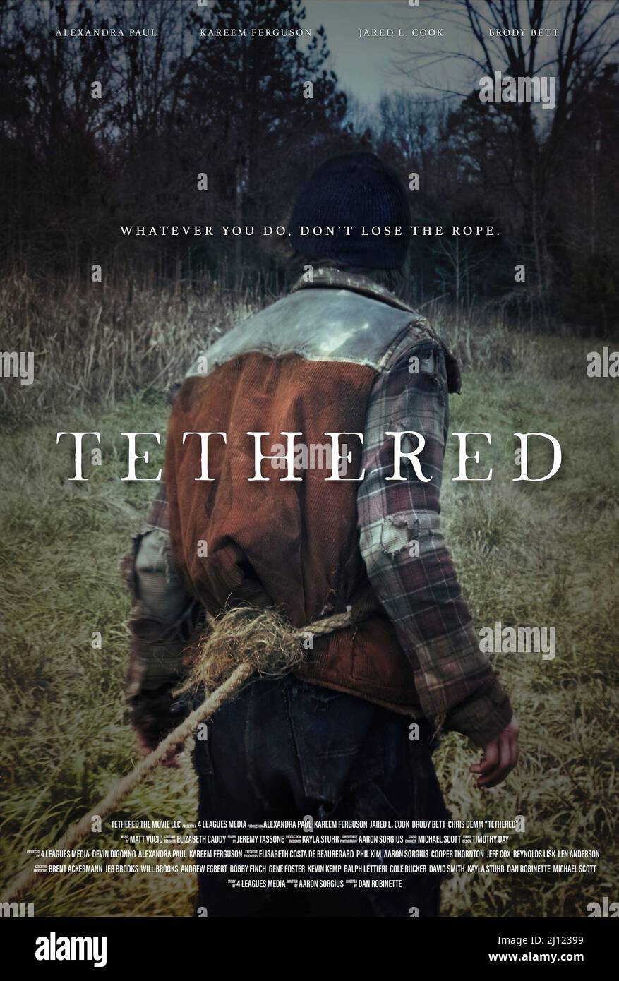 TETHERED, poster, Jared Laufree, 2022. © Gravitas Ventures /Courtesy ... TETHERED, poster, Jared Laufree, 2022. © Gravitas Ventures /Courtesy ...