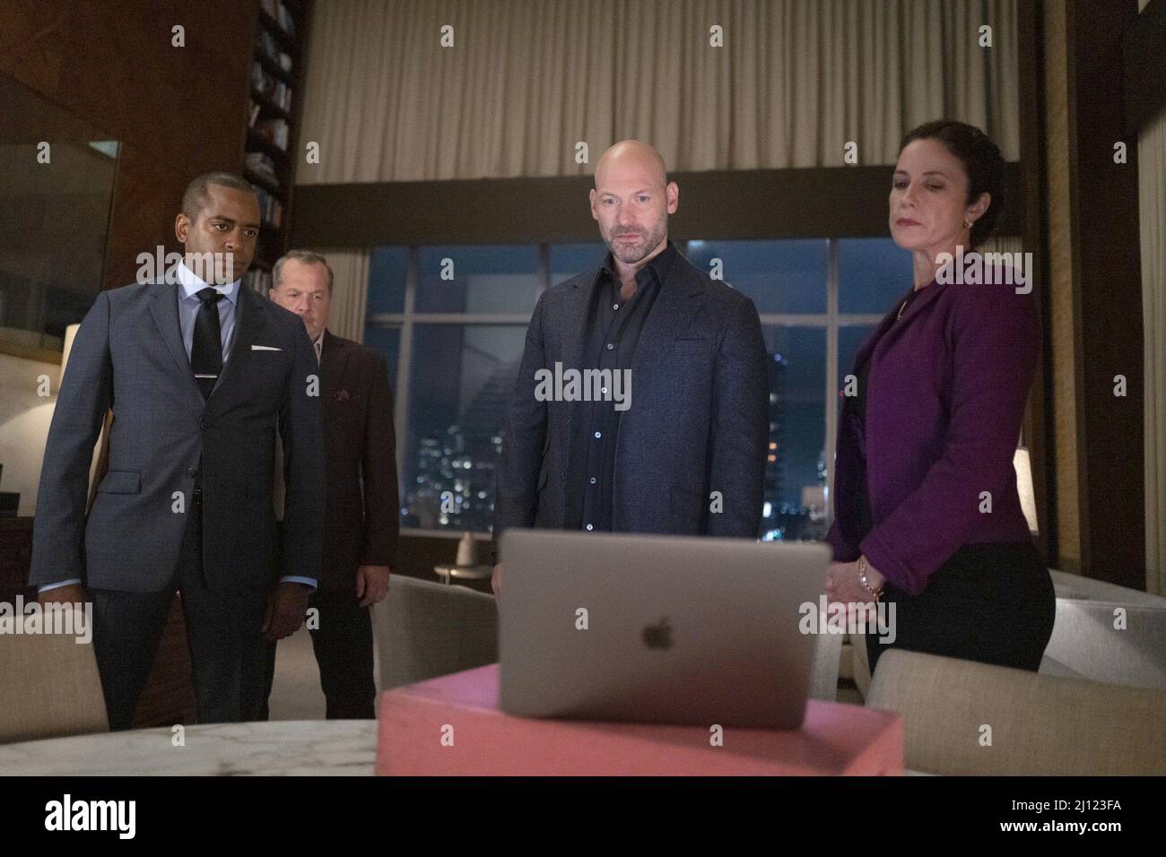 BILLIONS, from left: Daniel Breaker, David Costabile, Corey Stoll ...