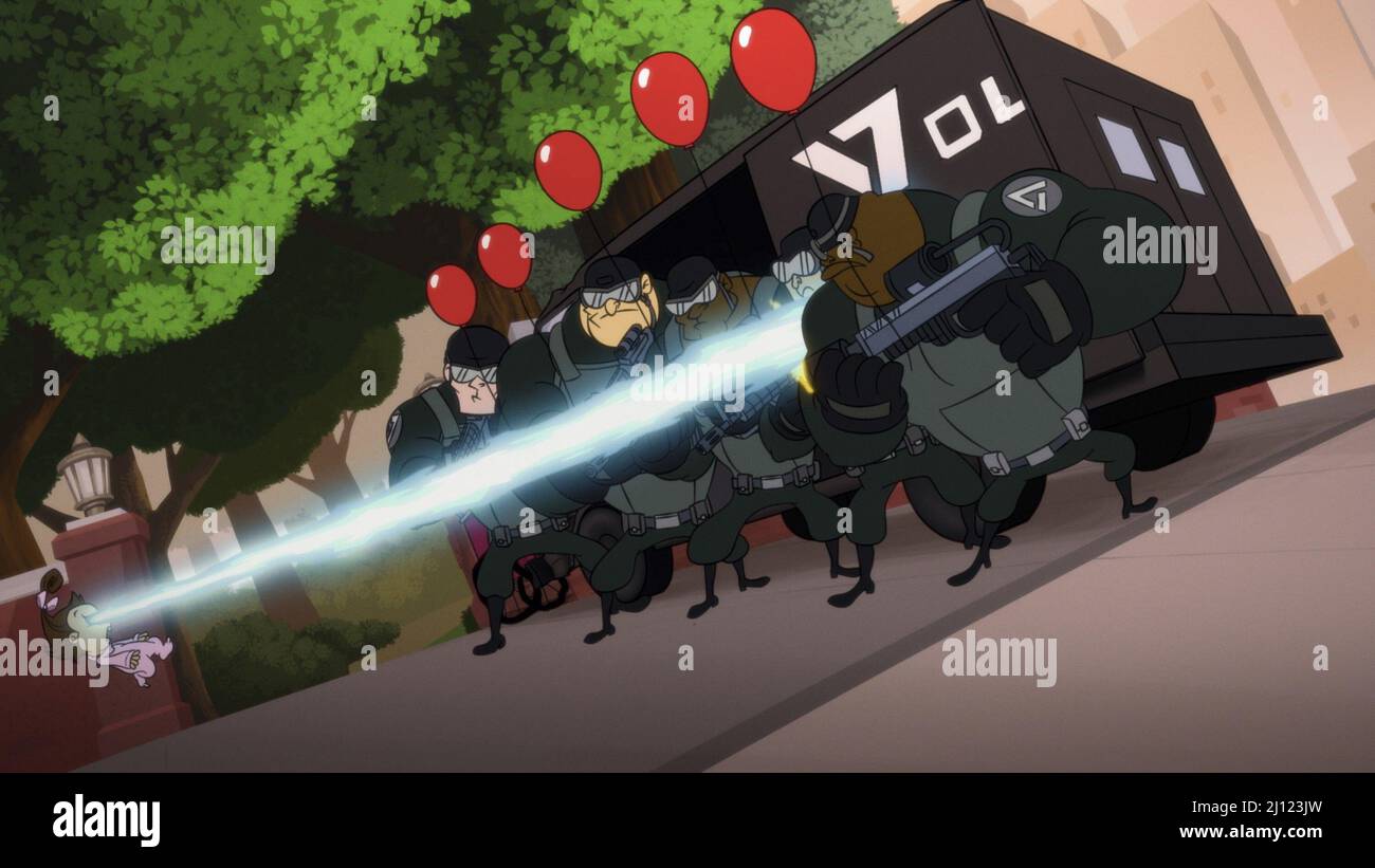 THE BOYS PRESENTS: DIABOLICAL, Laser Baby (left, voice: Jenny Yokobori ...