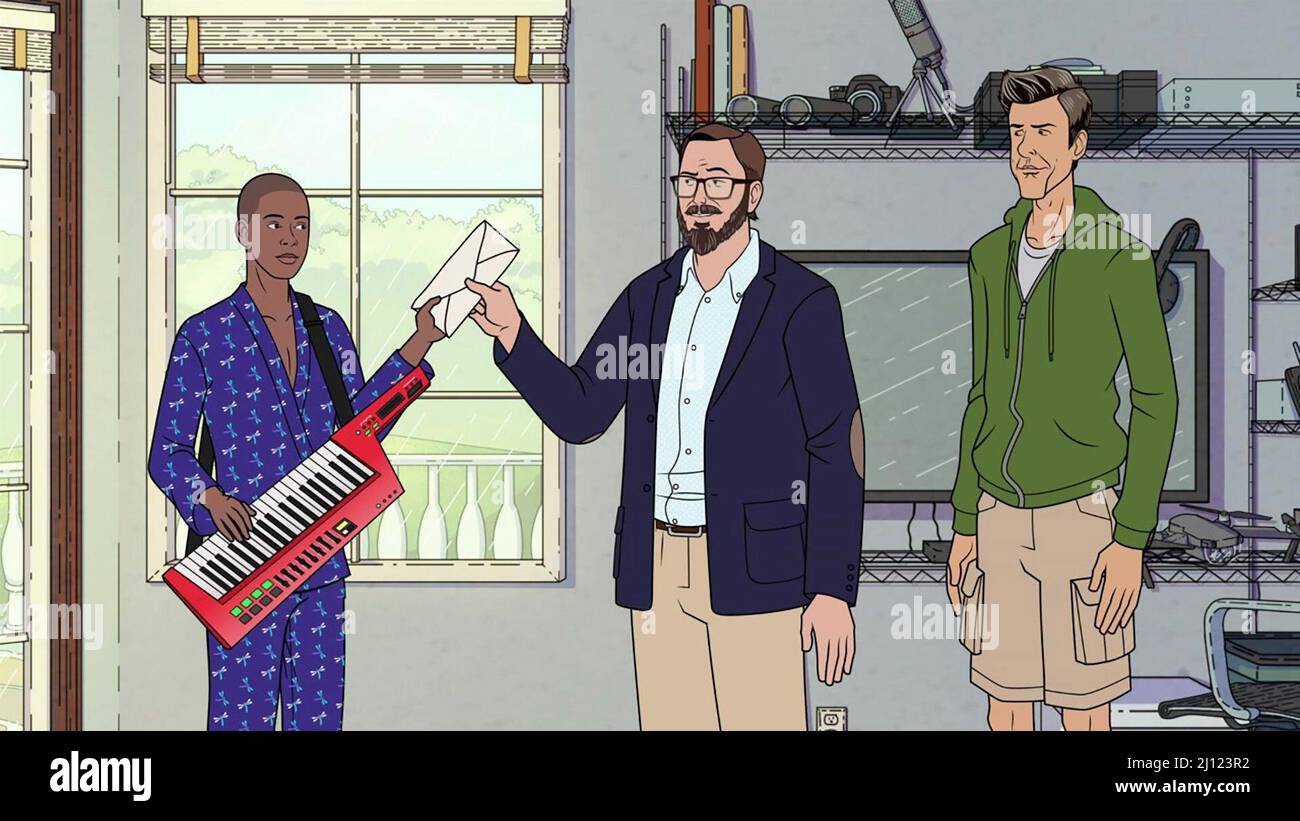 DICKTOWN, John Hunchman (left - voice: John Hodgman), David Purefoy (right - voice: David Rees ...