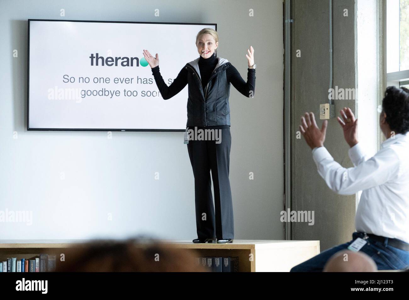 THE DROPOUT, from left: Amanda Seyfried as Elizabeth Holmes, Naveen ...