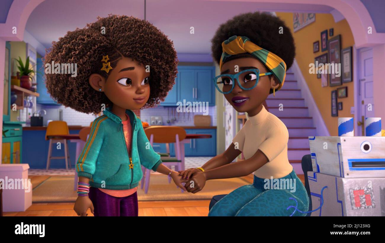 KARMA'S WORLD, from left: Karma Grant (voice: Asiahn Bryant), Dr ...