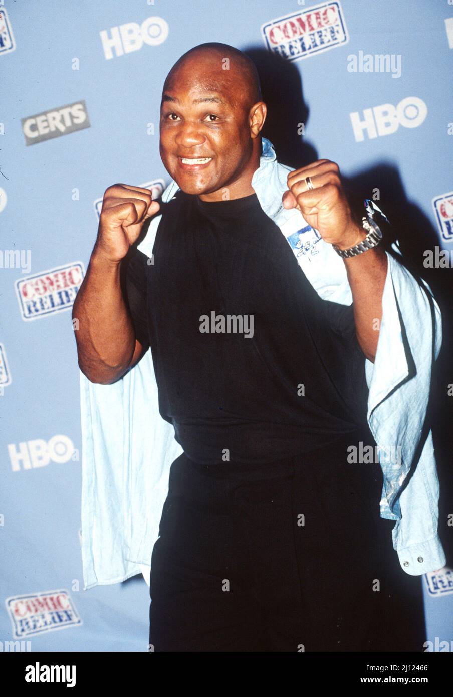 George Foreman attends Fifth Annual Comic Relief Benefit on May 16 ...