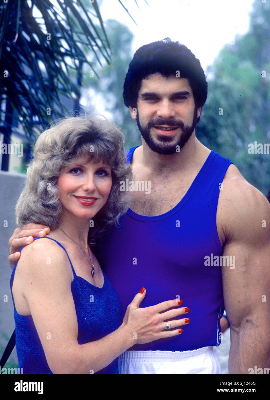Lou and Carla Ferrigno circa 1982 Credit: Ron Wolfson / MediaPunch ...