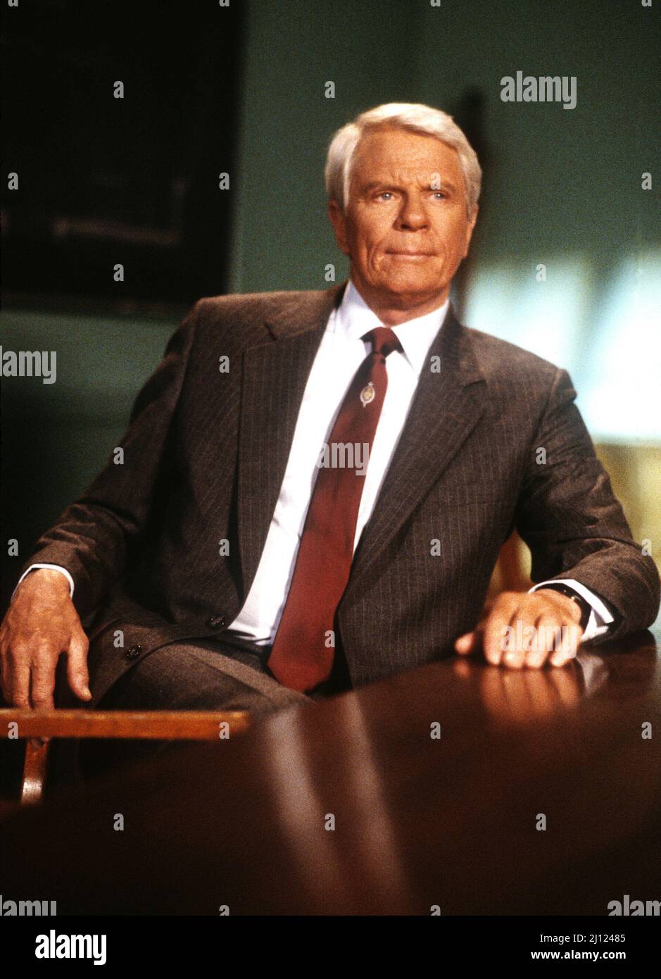 Portraits of Peter Graves Hosting The TV Show "You Are The Jury”., 1987 ...