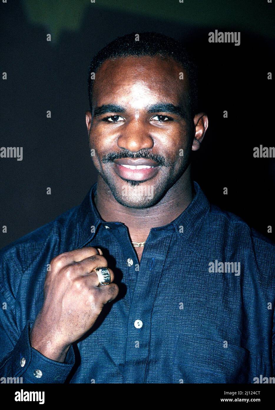 Evander Holyfied at Rehearsals for the Cable ACE Awards 1991 Credit ...