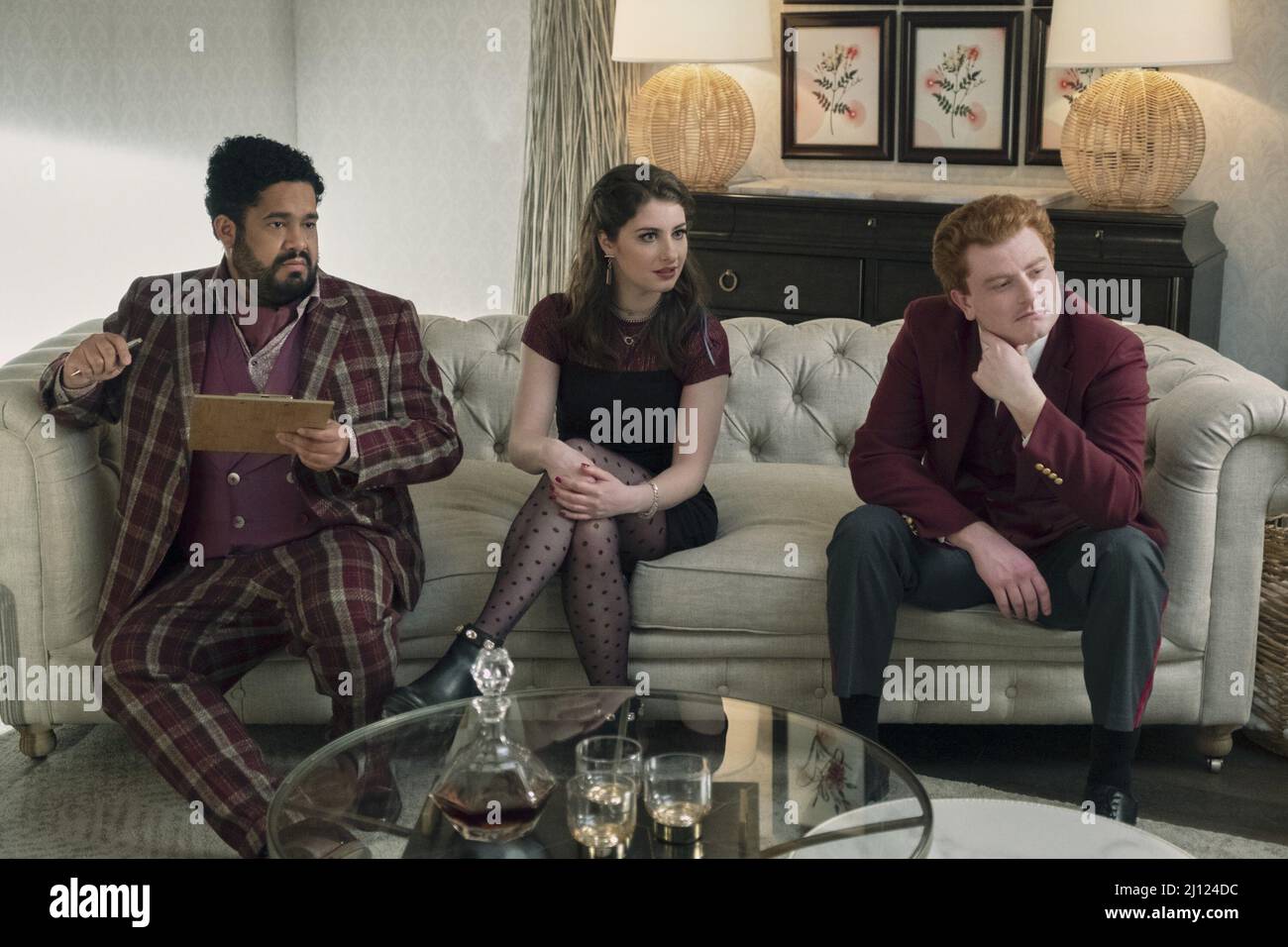 UPLOAD, from left: Joshua Banday, Mackenzie Cardwell, Owen Daniels ...