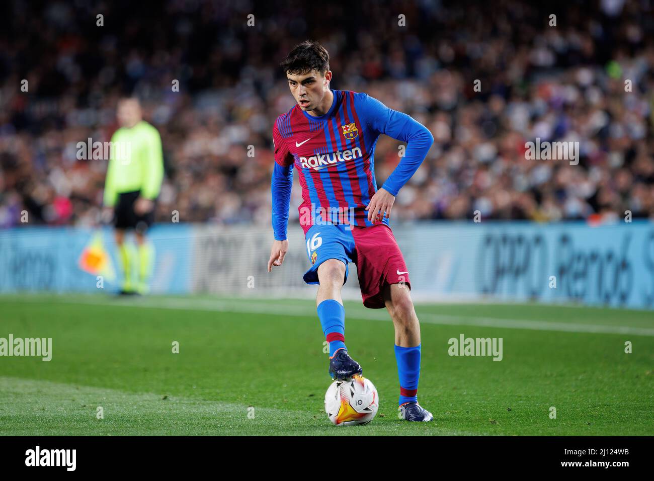 BARCELONA - FEB 27: Pedri in action during the La Liga match between FC ...