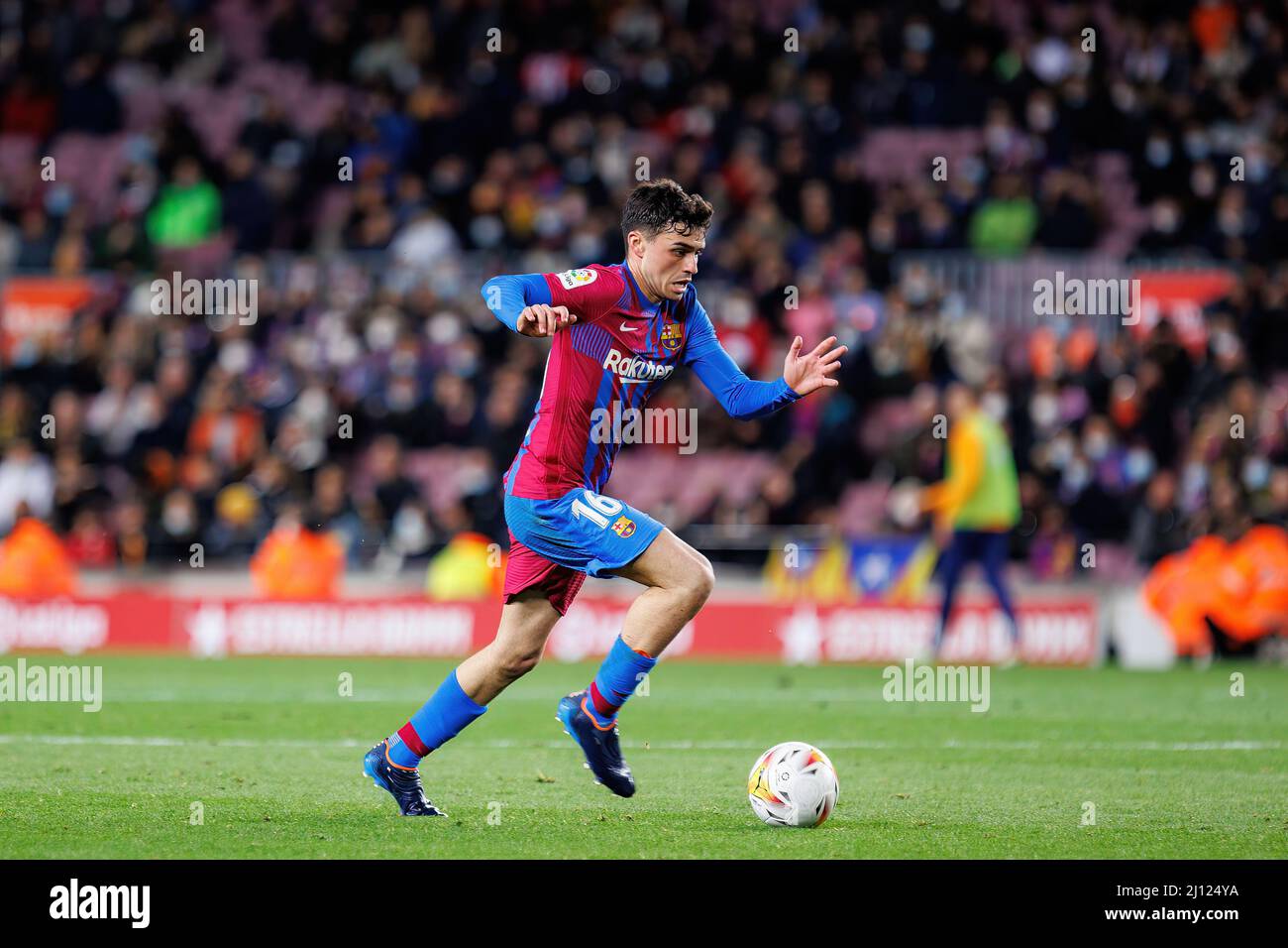 BARCELONA - FEB 27: Pedri in action during the La Liga match between FC ...