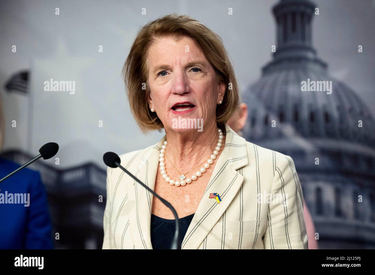 Senator capito press conference hi-res stock photography and images - Alamy