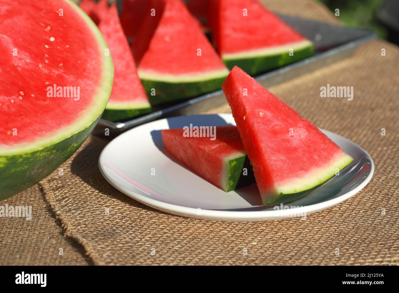 Ready to eat watermelon hi-res stock photography and images - Alamy