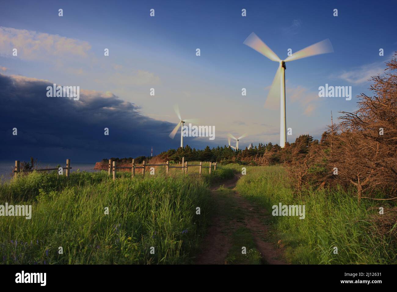 Group of wind turbines hi-res stock photography and images - Alamy