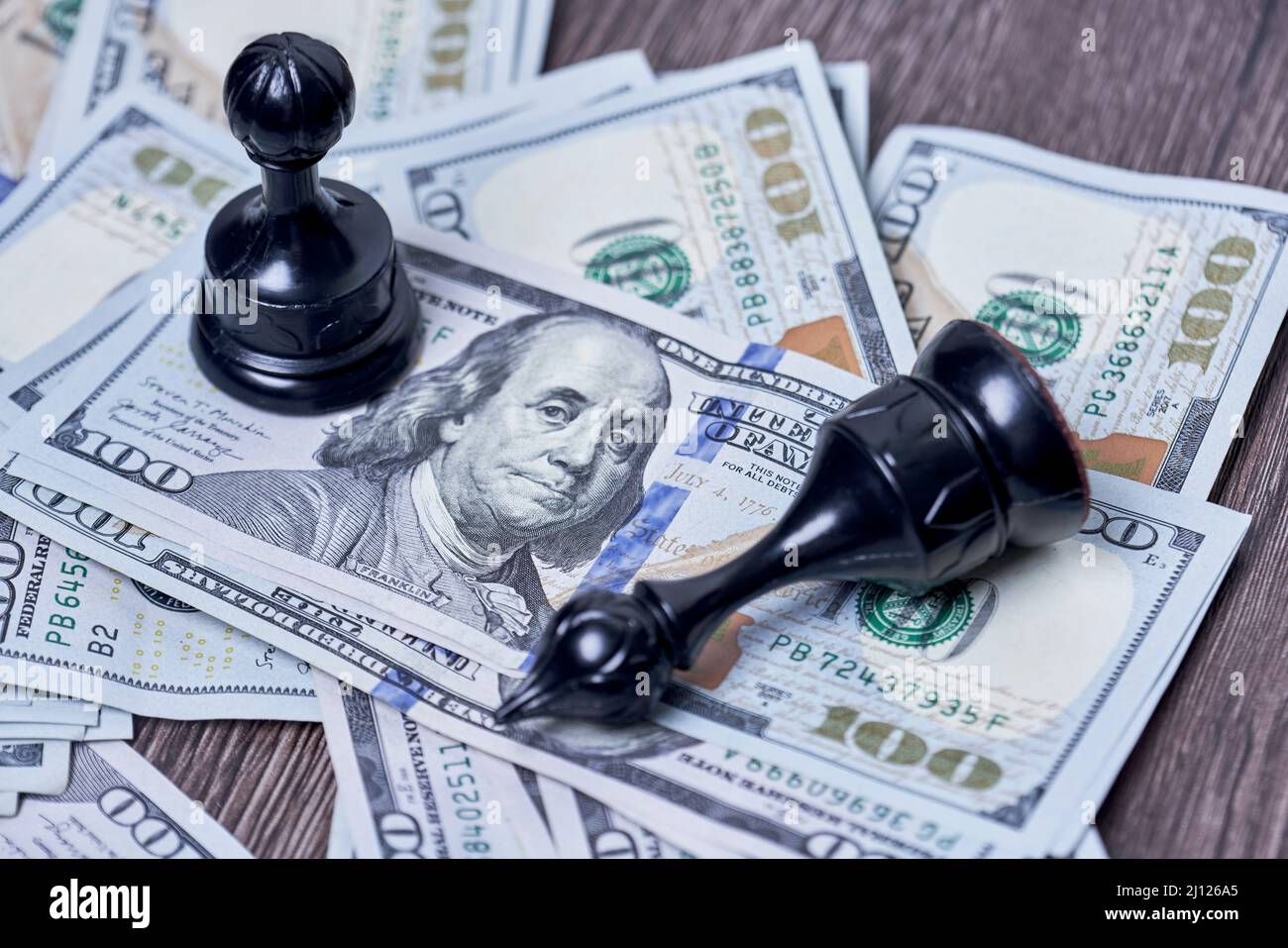 Default of financial system. Global economy recession. Russia and ...