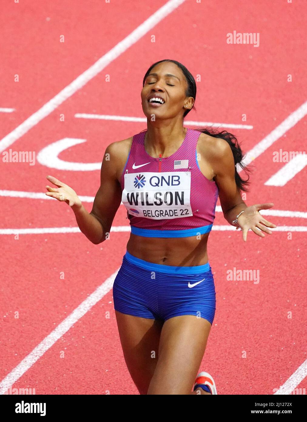 Ajee wilson of usa hi-res stock photography and images - Alamy