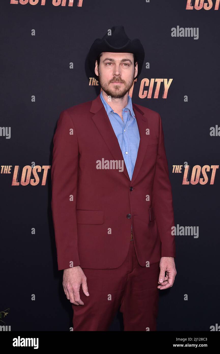 Westwood, Ca. 21st Mar, 2022. Aaron Nee at the Lost City Premiere at ...