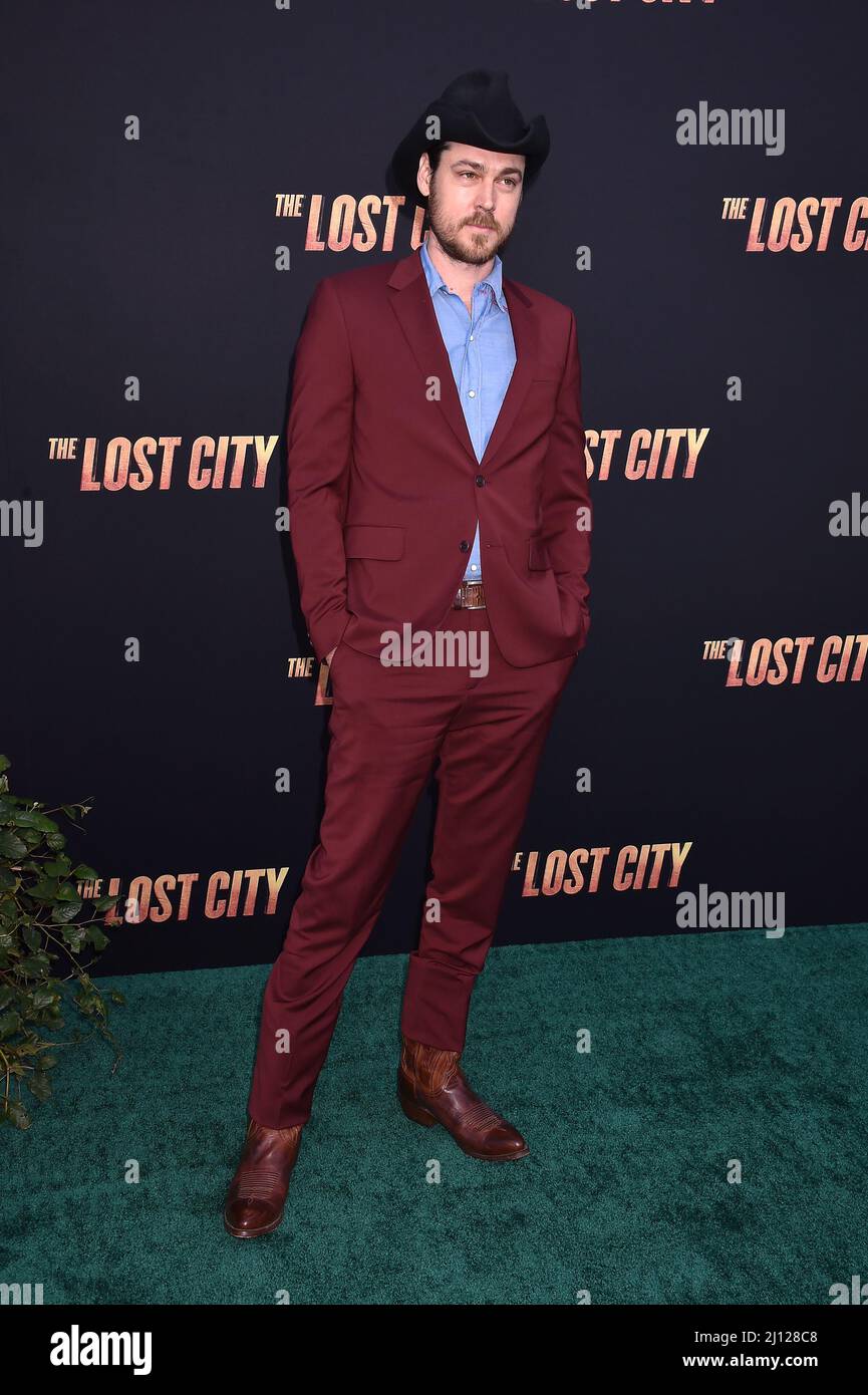 Westwood, Ca. 21st Mar, 2022. Aaron Nee at the Lost City Premiere at ...