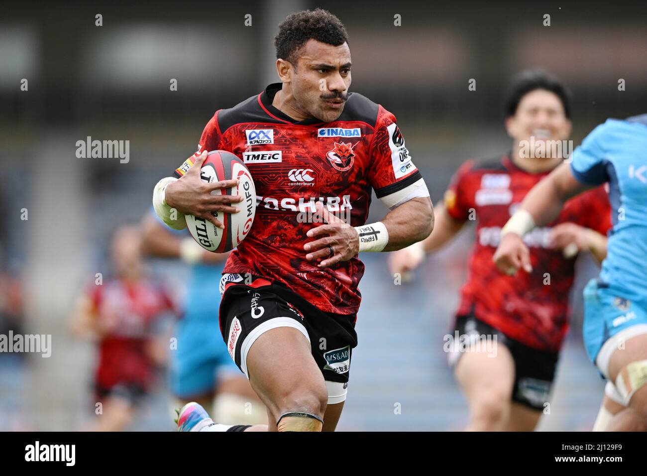 Tokyo, Japan. Credit: MATSUO. 19th Mar, 2022. Jone Naikabula Rugby ...