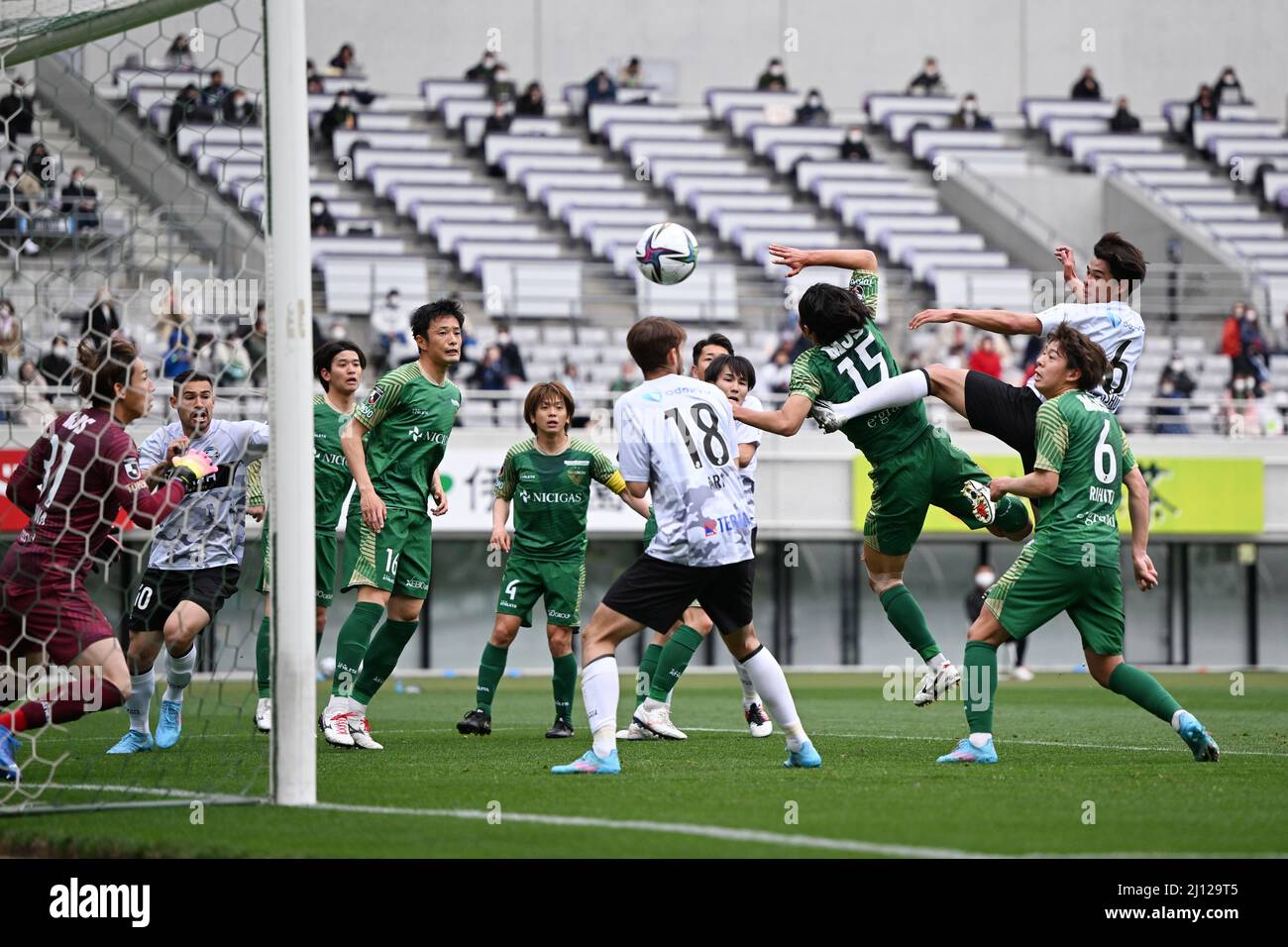 Tokyo, Japan. Credit: MATSUO. 20th Mar, 2022. Two team group Football ...
