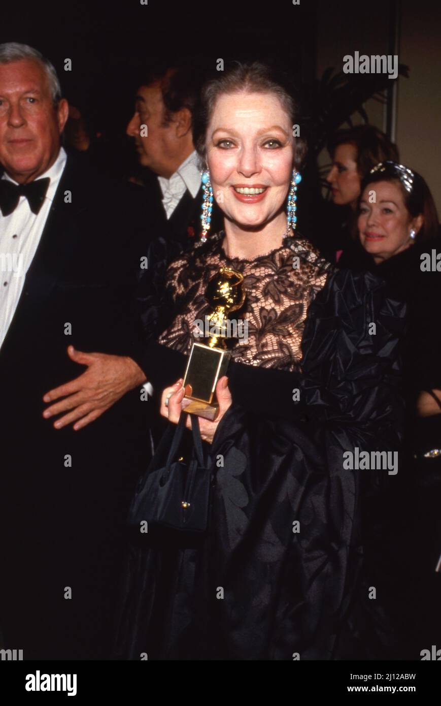 Loretta Young January 1987 Credit: Ralph Dominguez/MediaPunch Stock Photo - Alamy