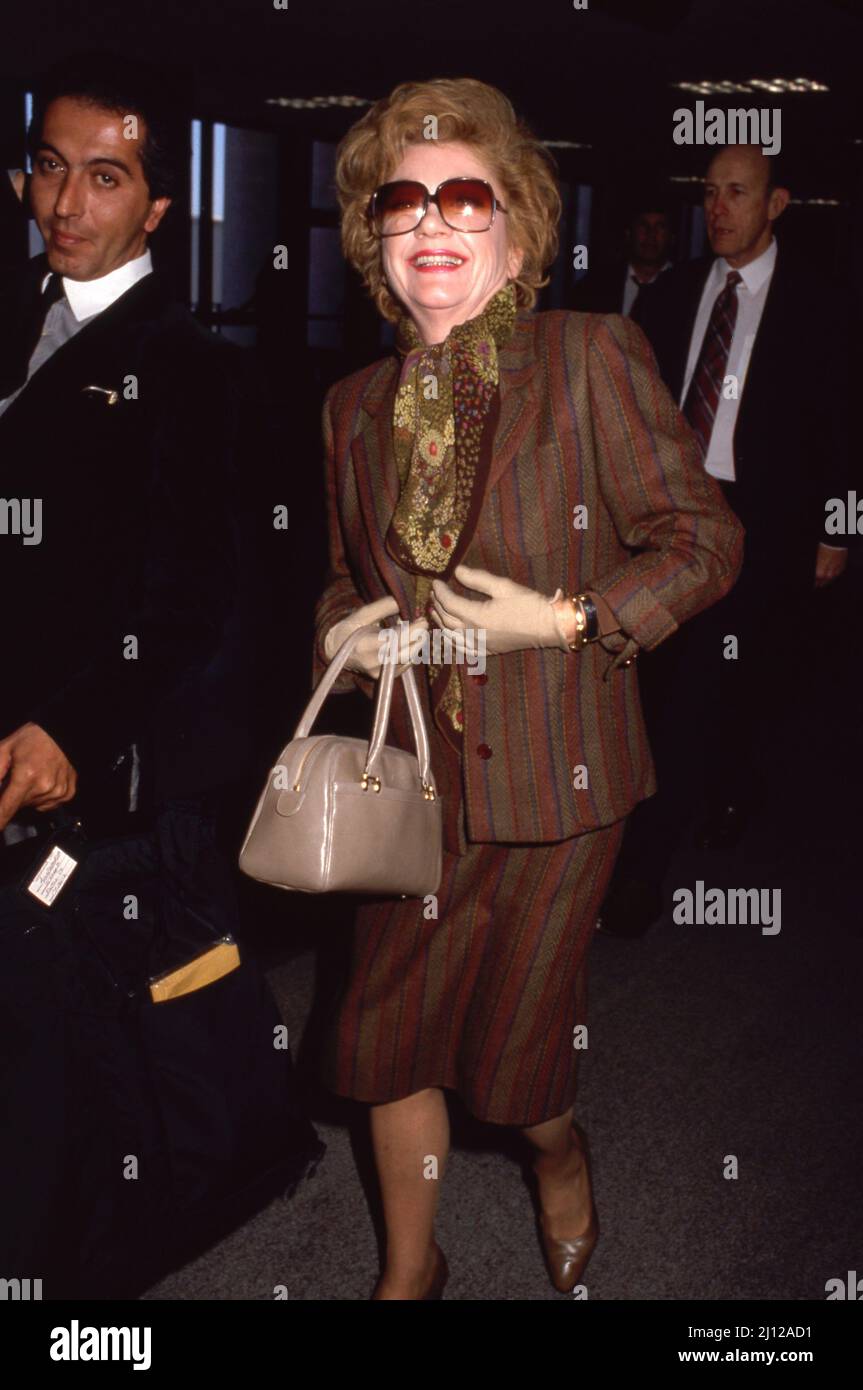 Anne Baxter Circa 1980's Credit: Ralph Dominguez/MediaPunch Stock Photo ...