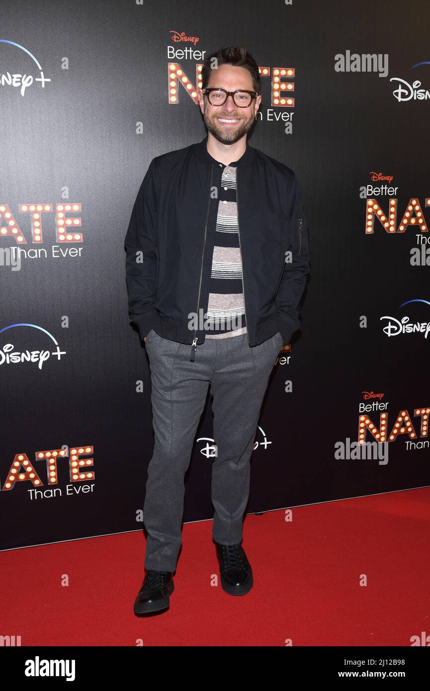 Tim Federle attends the screening of Disney's "Better Nate Than Ever ...