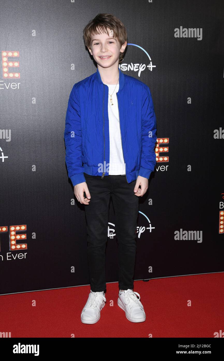 New York, USA. 21st Mar, 2022. Benjamin Pajak attends the screening of ...