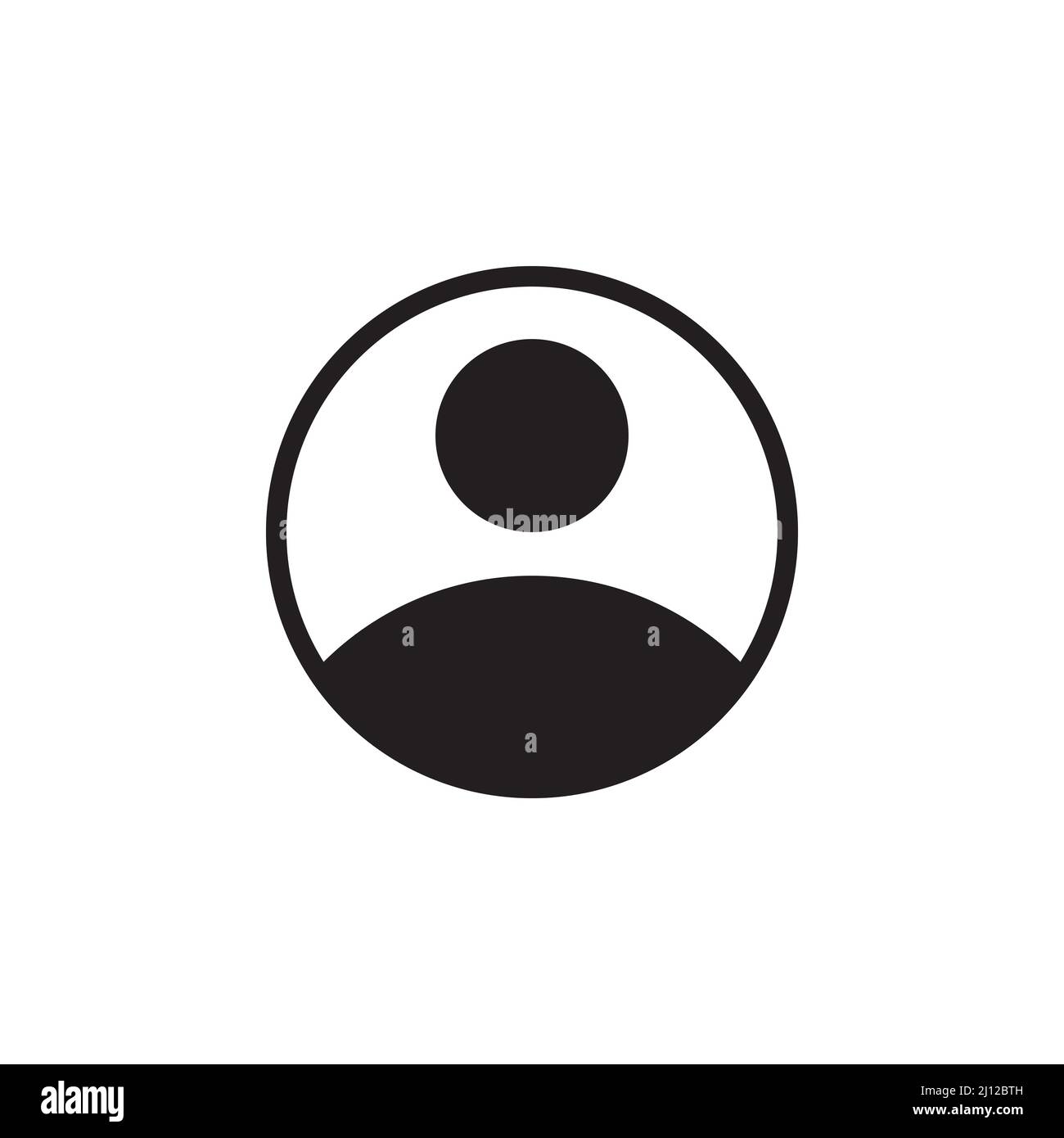 Account icon sign symbol logo design template vector illustration ...