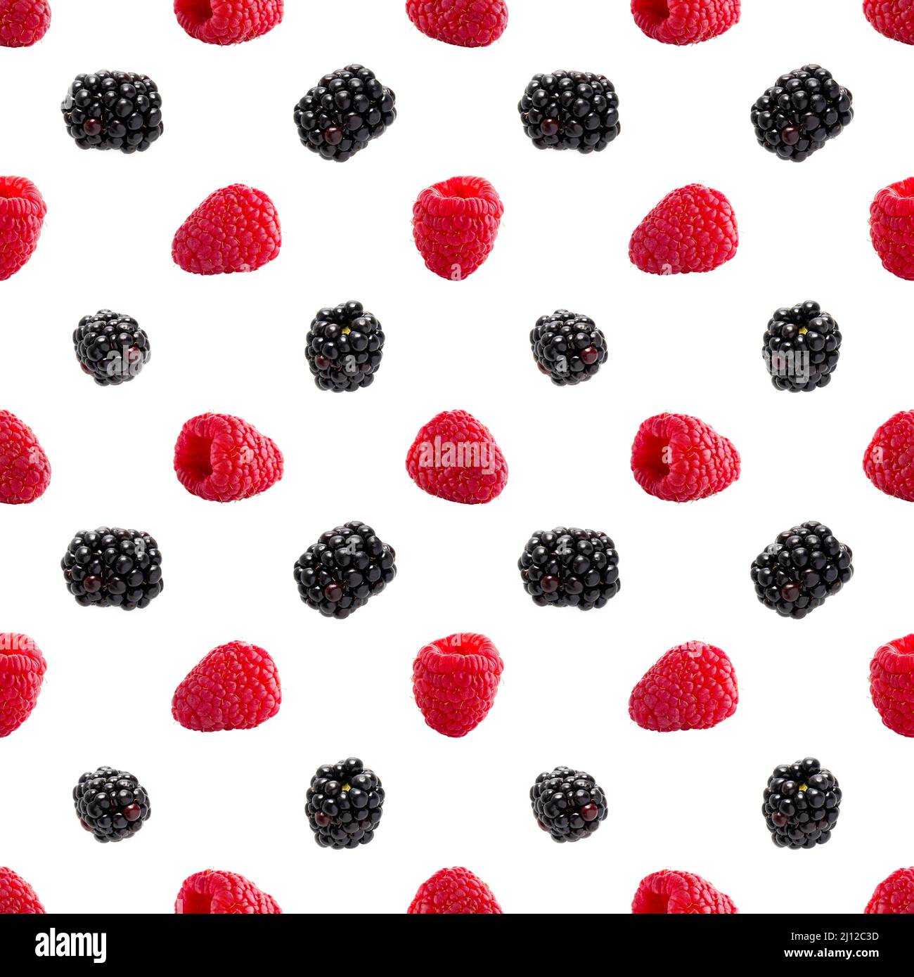 Seamless pattern with raspberry and bramble. pattern for package design ...