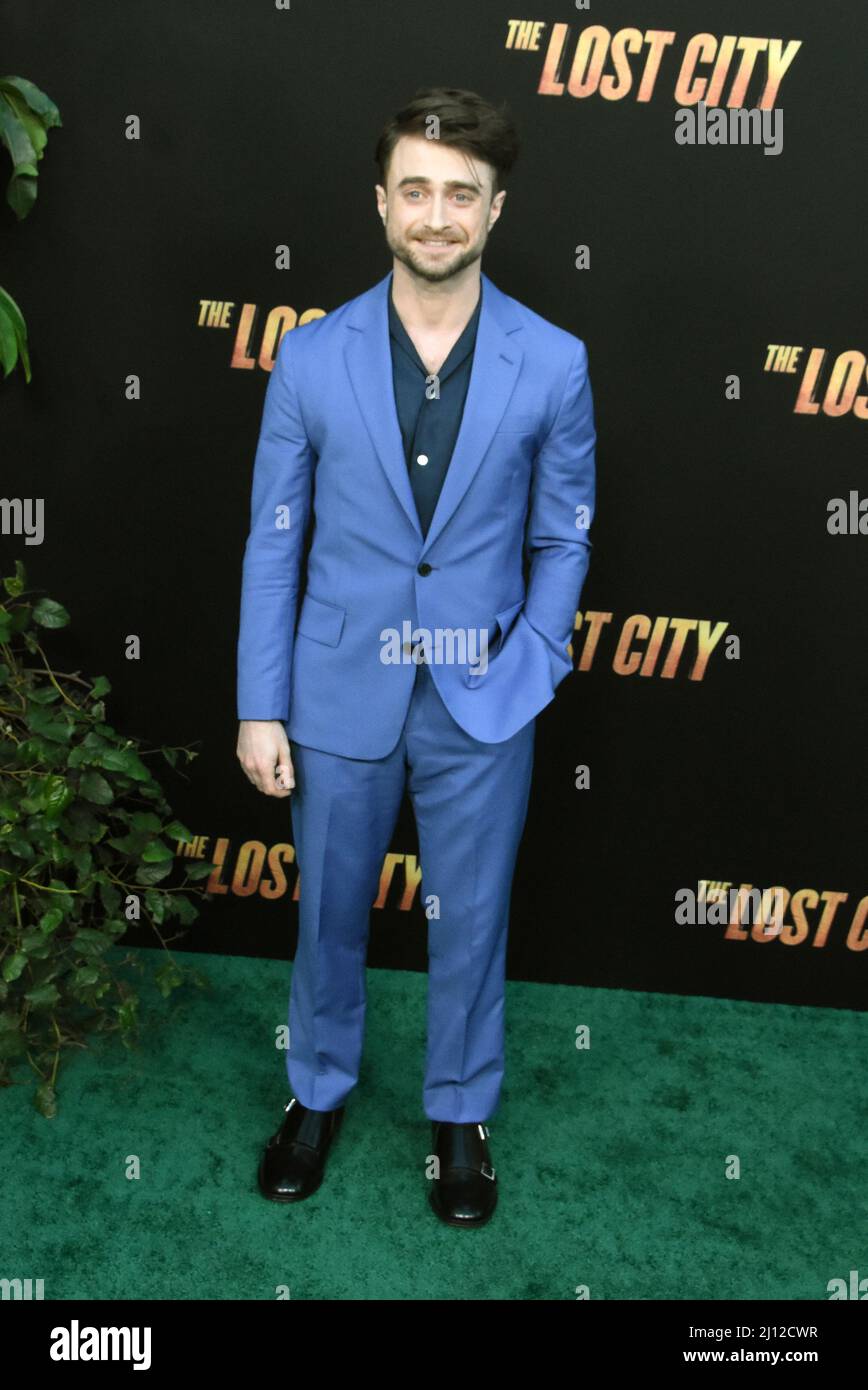 Los Angeles, California, USA 21st March 2022 Actor Daniel Radcliffe ...