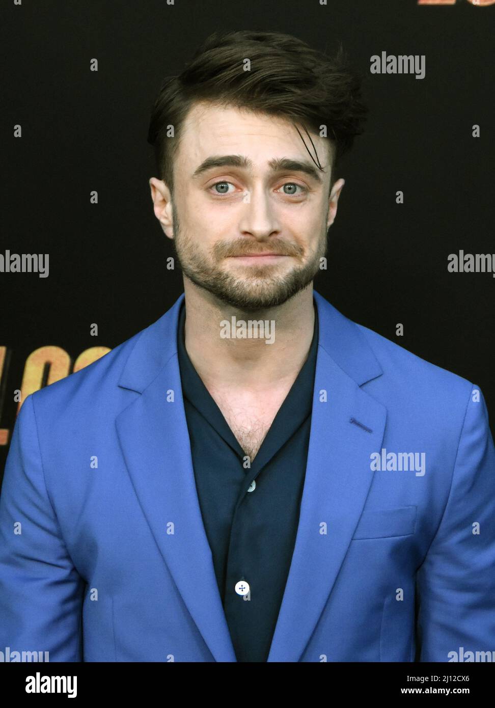 Los Angeles, California, USA 21st March 2022 Actor Daniel Radcliffe ...