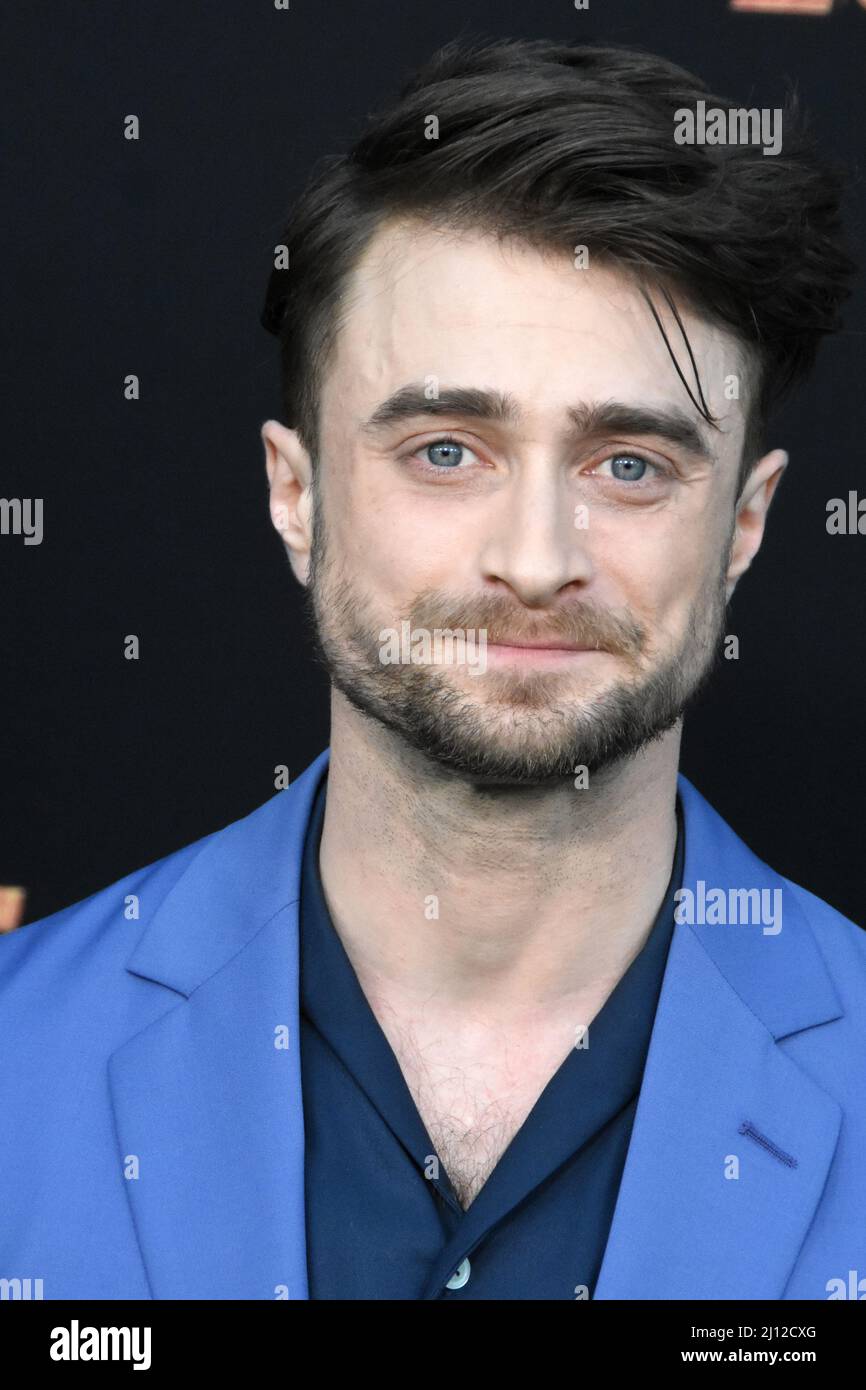 Los Angeles, California, USA 21st March 2022 Actor Daniel Radcliffe ...