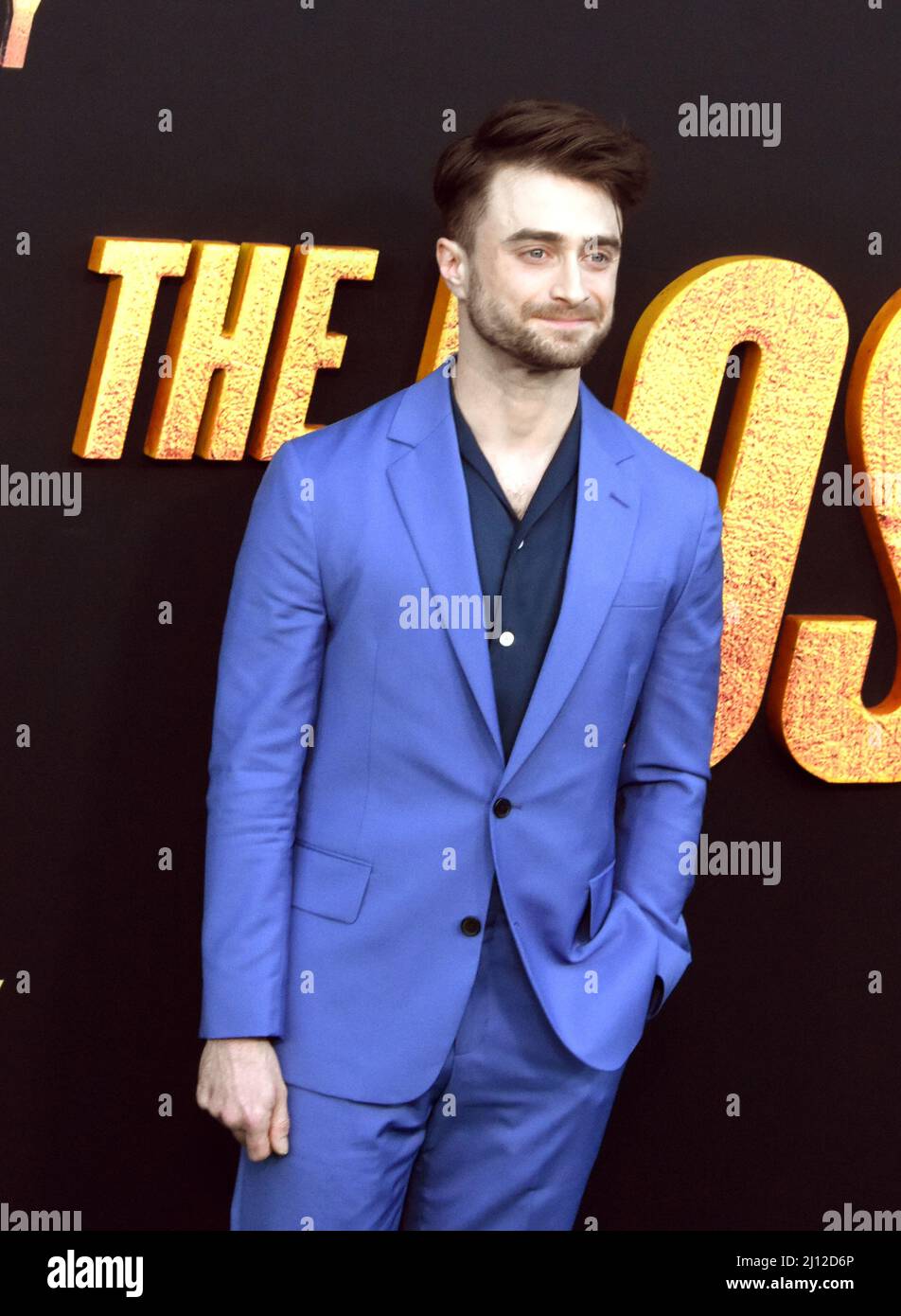 Los Angeles, California, USA 21st March 2022 Actor Daniel Radcliffe ...