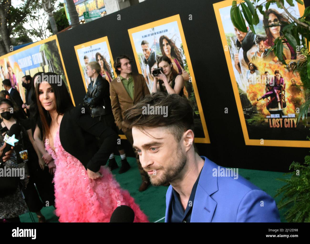 Los Angeles, California, USA 21st March 2022 Actress Sandra Bullock and ...