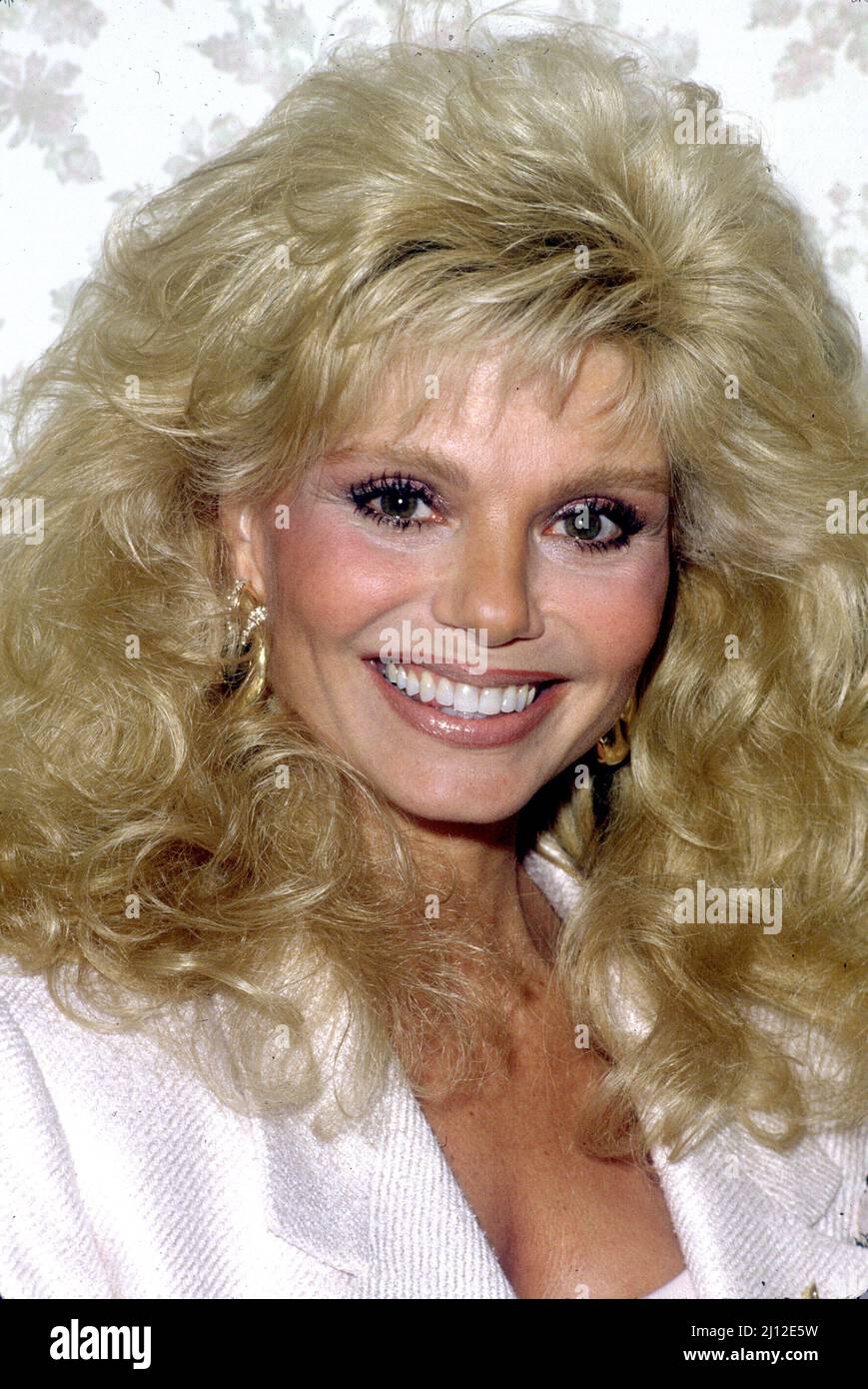 Loni Anderson Photographed Circa 1987 Backstage At An Event In Hollywood Credit Ron Wolfson