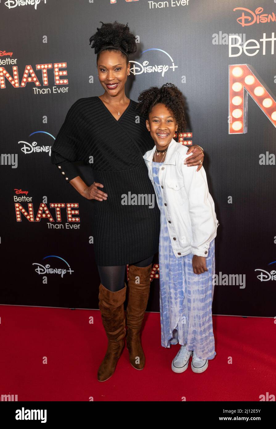 New York, NY - March 21, 2022: Kissy Simmons and Sadie Vaughn attend ...
