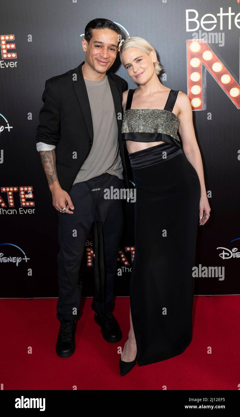 New York, NY - March 21, 2022: Mishay Petronelli (R) attends special ...