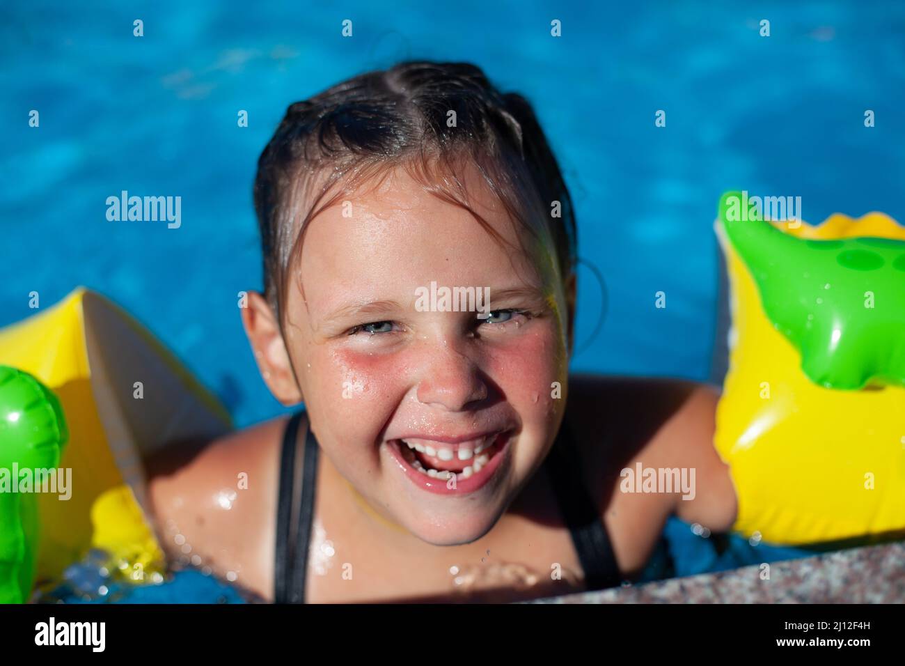 Little girl diving board hi-res stock photography and images - Alamy